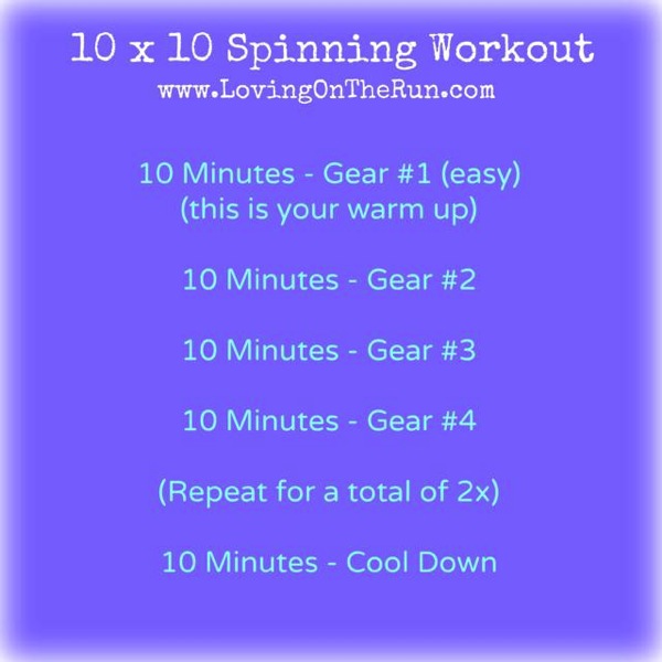 10 x 10 Spinning Workout | Running Wife - Running Mom, Loving Wife ...